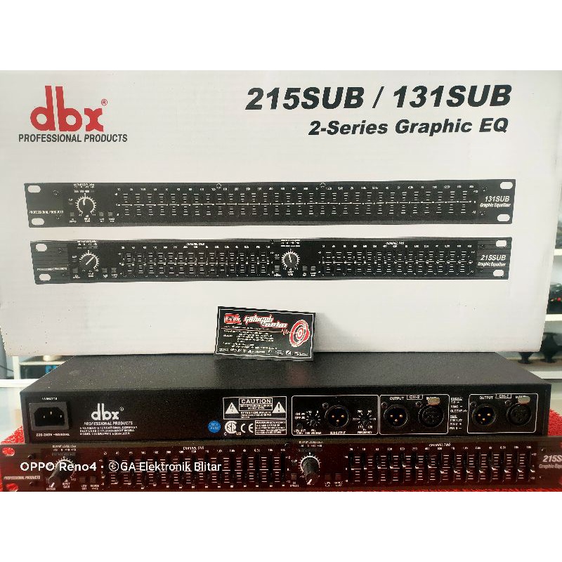 Jual equalizer dbx 215 + subwover | Shopee Indonesia