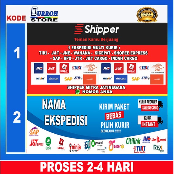 Jual Spanduk / Banner Usaha Ekspedisi Pengiriman Multi | Shopee Indonesia