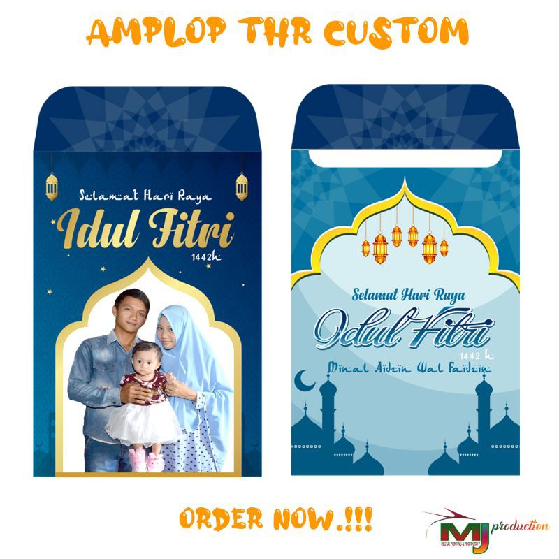 Jual Amplop Lebaran Custom, Foto sendiri, 1 pack isi 15pcs | Shopee ...