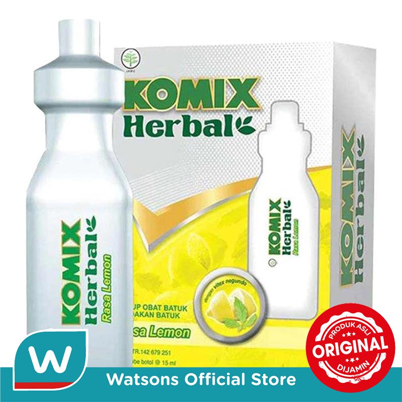 Jual Komix Herbal Lemon 4's (Box) | Shopee Indonesia