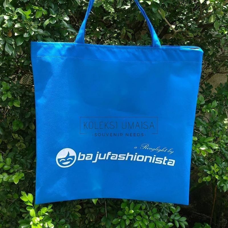 Jual Tas spunbond polos custom sablon | Shopee Indonesia
