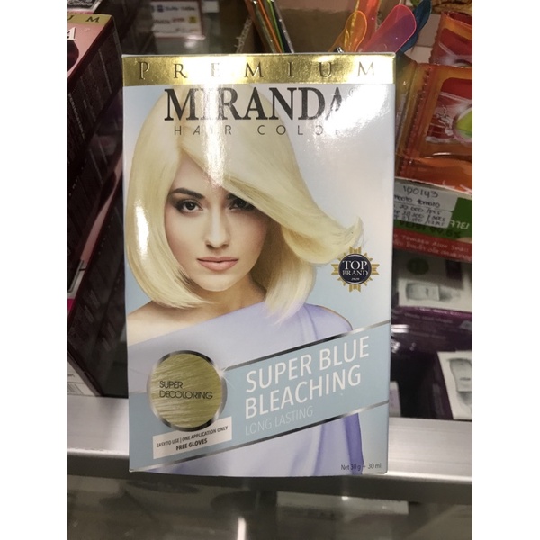Jual Miranda hair color super decoloring super blue bleaching | Shopee ...