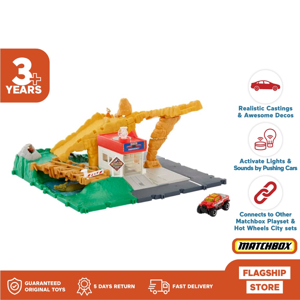 Jual Matchbox Action Drivers Canyon Adventure - Mainan Trek Balap ...