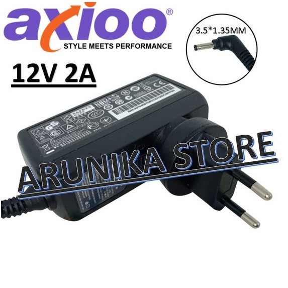 Jual Adaptor Charger Notebook Axioo Mybook 10 14 12V 2A | Shopee Indonesia