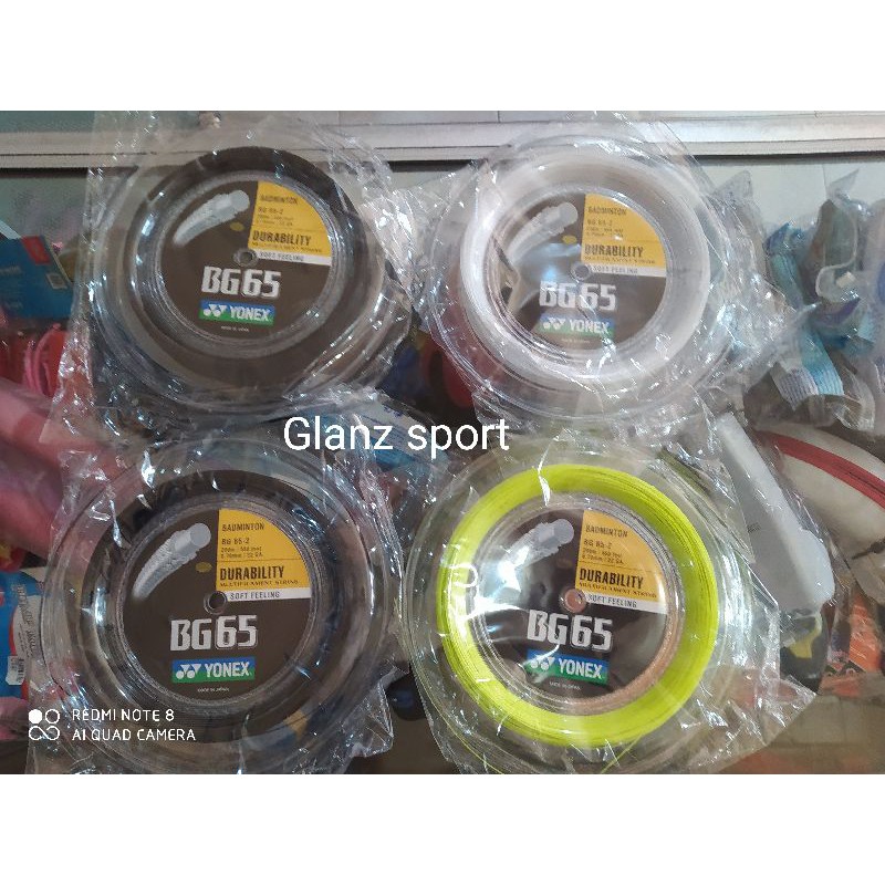 Jual Senar badminton Yonex bg 65 roll made in japan original | Shopee ...