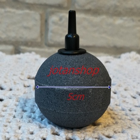 Jual Batu Aerator BAKSO AIRSTONE JUMBO 5cm baso abu abu Aerasi Bulat ...