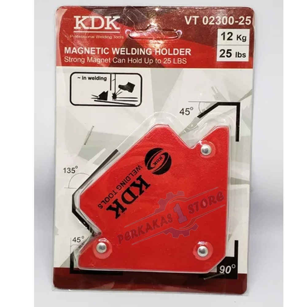 Jual SIKU MAGNET LAS 3 INCH 25LBS KDK / MAGNETIC WELDING HOLDER 3INCH ...