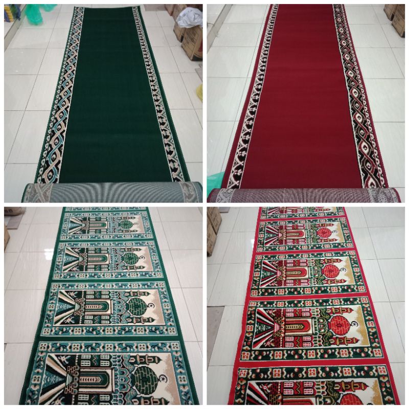 Jual [MEDEENA] Karpet Sajadah Roll Masjid Musholla Permadani Ukuran ...