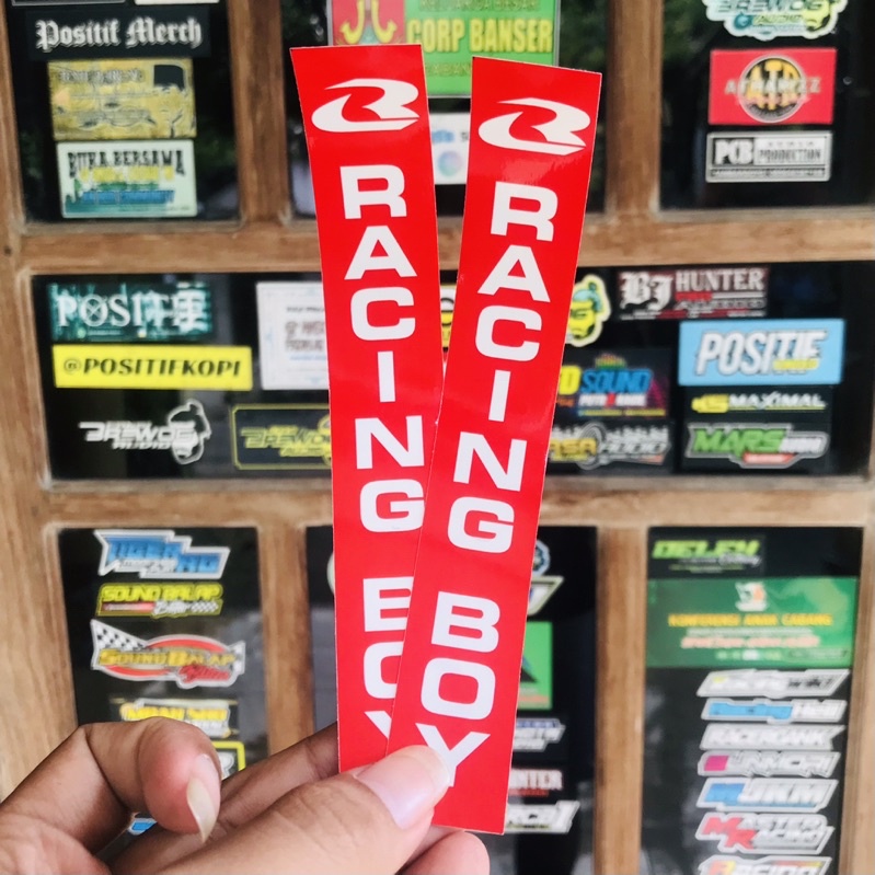 Jual Stiker Motor Racing Boy RCB Panjang 16x2,6cm ( BIJIAN / per pcs ...