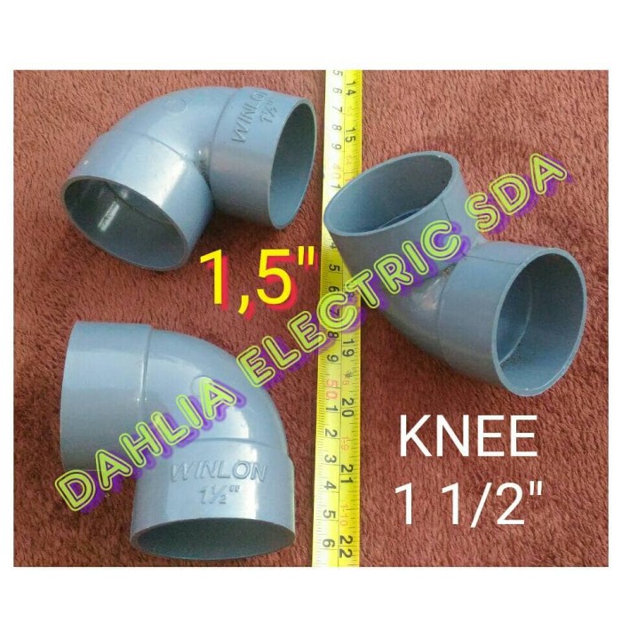 Jual KNEE PVC 1 1/2" ( 1,5 inch ) | Shopee Indonesia