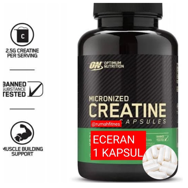 Jual ON Creatine Monohydrate Kapsul 5MG Ecer | Shopee Indonesia