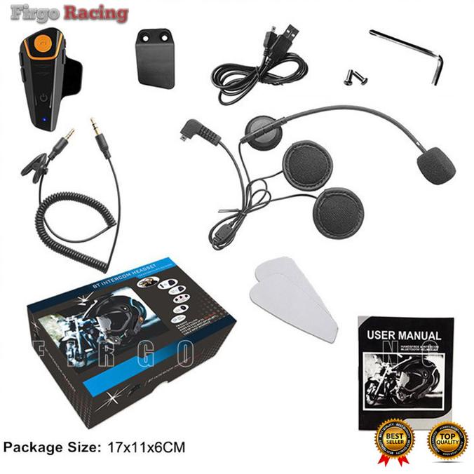 Jual INTERPHONE HELM MOTOR BLUETOOTH 1000M ALAT KOMUNIKASI DI HELM ...