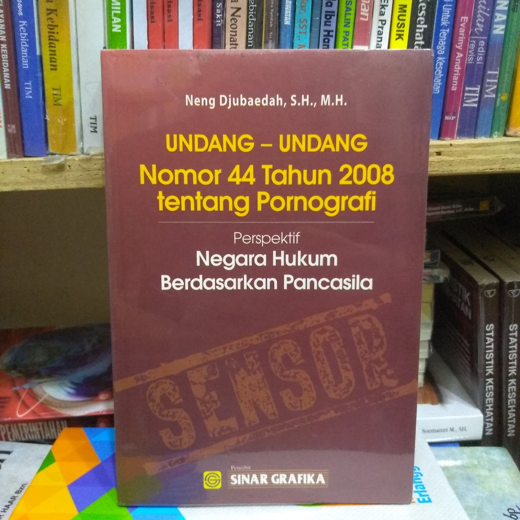 Jual Undang Undang Nomor 44 Tahun 2008 Tentang Pornografi Perspektif Negara Hukum Berdasarkan 