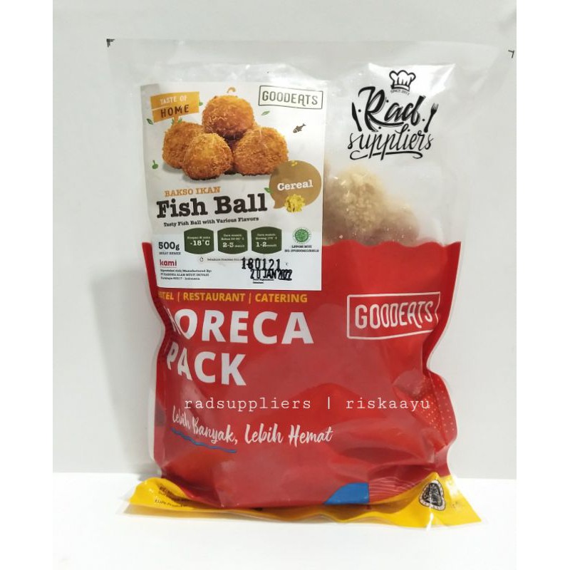 Jual GoodEats Cereal Fish Ball 500gr, Fish Ball Topping Cereal,Crunchy ...