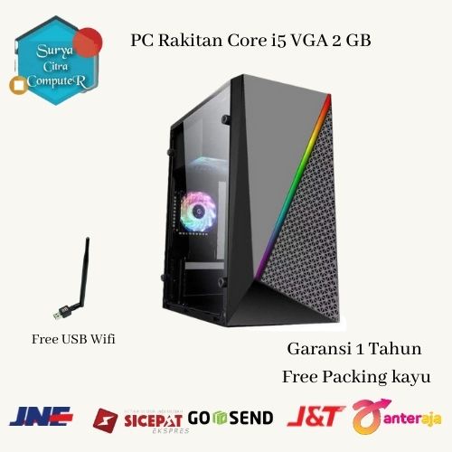 Jual PC Rakitan Core i5 / RAM 8GB / SSD / HDD / VGA 4GB SIAP PAKAI | Shopee Indonesia