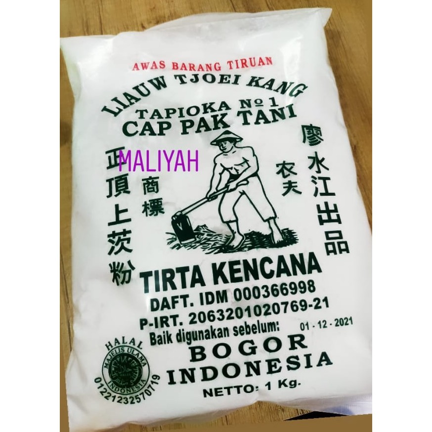 Jual tepung tapioka tani LTK tirta kencana ori 1 kg | Shopee Indonesia