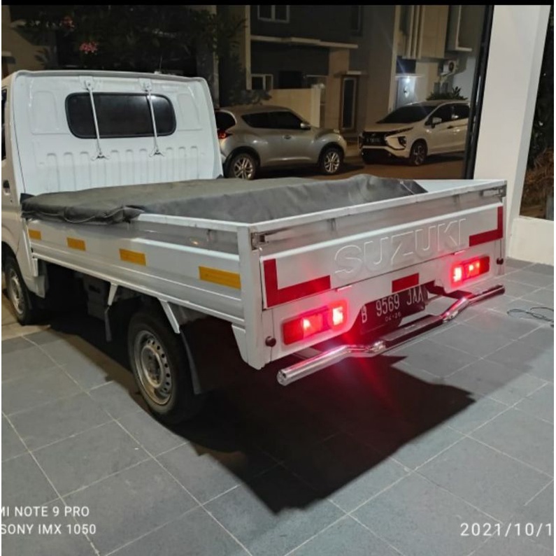 Jual pengaman bumper belakang se cor injakan pijakan belakang L300 mitsubishi L 300 chrome pick ...