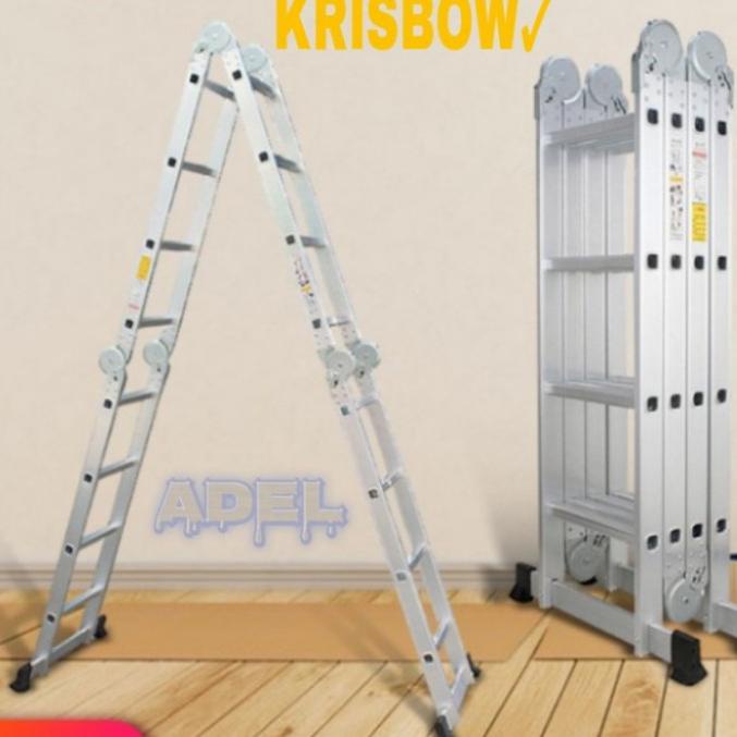 Jual KRISBOW 4.4M tangga lipat multifungsi tangga serbaguna | Shopee ...