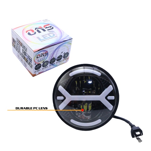 Jual reflektor lampu depan / lampu tembak - LED clasic vespa 5,7inch ...