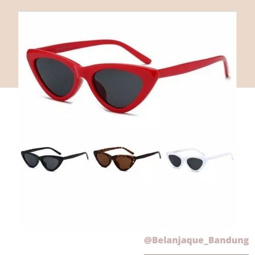 Jual kacamata Cat eye Triangle Segitiga | Shopee Indonesia