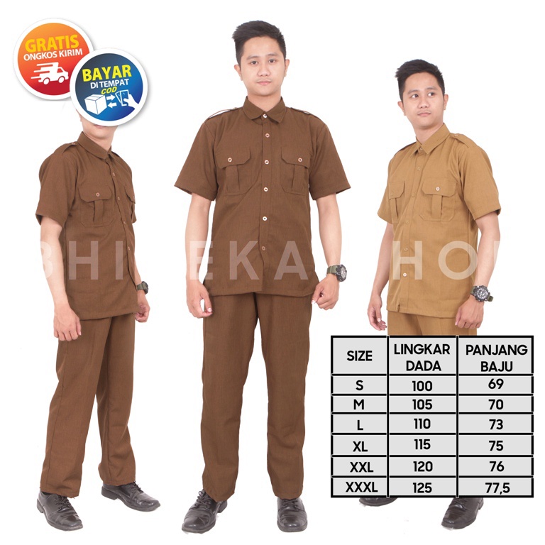 Jual Seragam PNS Pemda Pemkot Pemkab Baju dinas Aparatur Pemerintahan ...