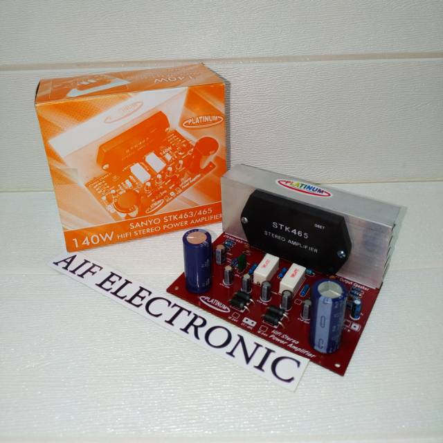 Jual Kit Power Amplifier STK 463/465 SANYO Platinum 140W | Shopee Indonesia