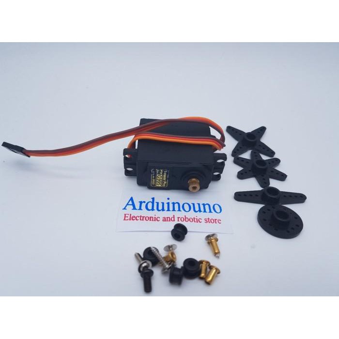 Jual servo tower pro mg995 mg 995 metal gear DIGI HI-SPEED High torque ...