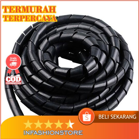 Jual Spiral Pembungkus Kabel Listrik / Selang pelindung kabel listrik ...