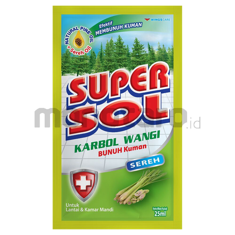Jual WINGS SUPER SOL KARBOL WANGI PINE / SEREH / EUCALYPTUS KAYU PUTIH ...
