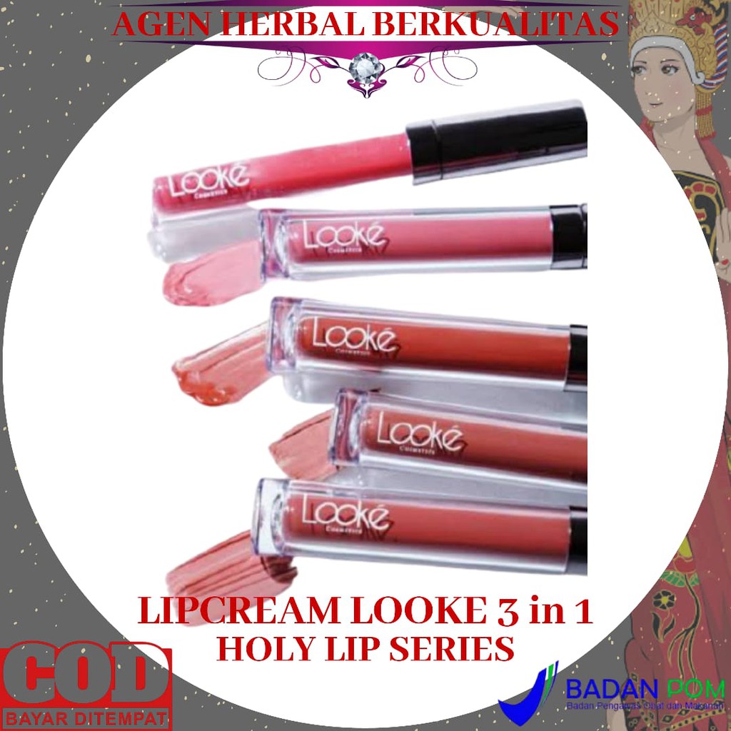 Jual LOOKE - LIP CREAM MATTE - LIPCREAM - LIPSTIK MATTE TAHAN LAMA ANTI ...
