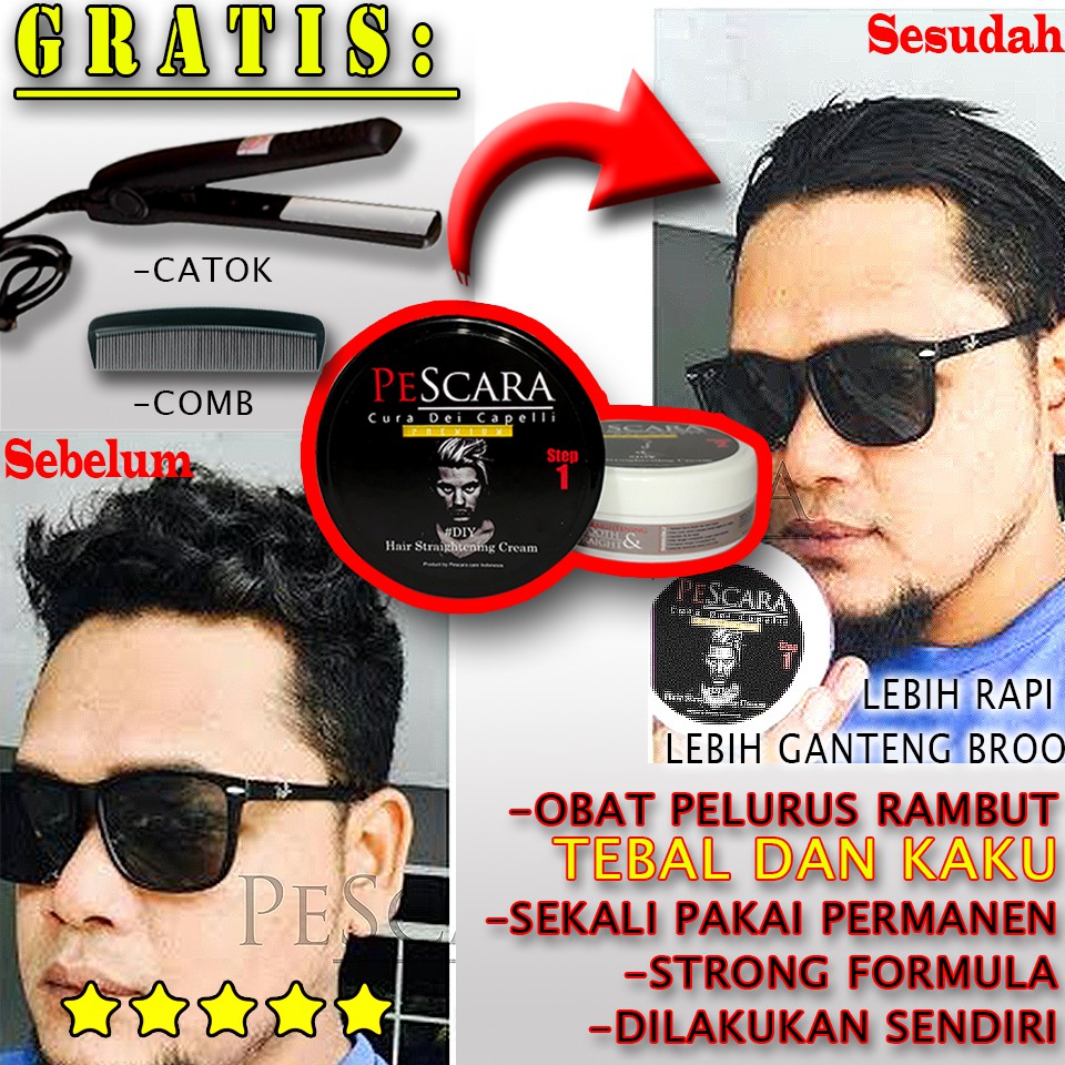 Jual PELURUS RAMBUT PRIA PeScara STRONG FORMULA / OBAT PELURUS RAMBUT ...