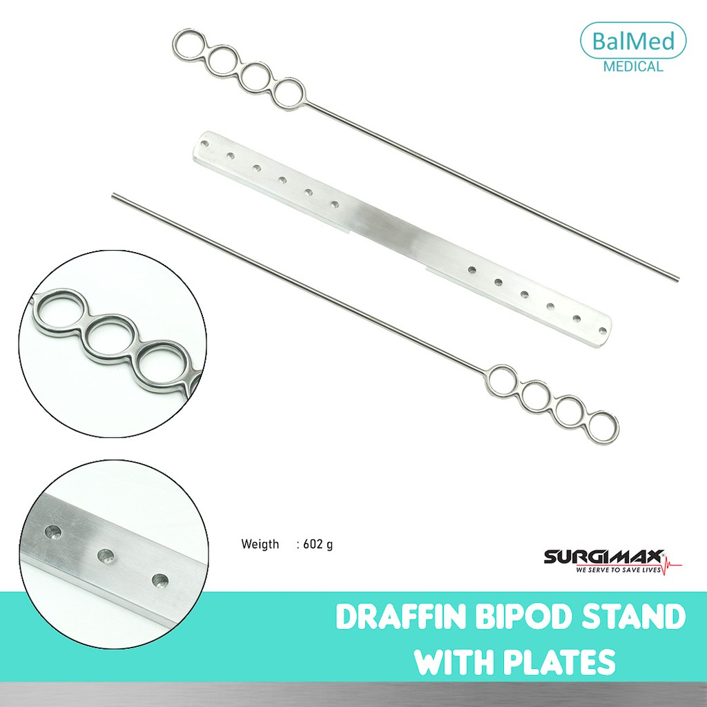 Jual Surgimax Draffin Bipod Stand With Plates | Shopee Indonesia