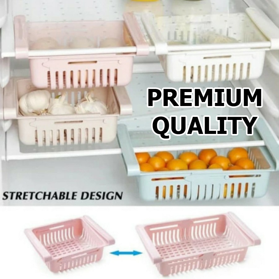 Jual Rak Kulkas Tambahan Storage Box Kulkas Rak Kulkas Cantol Jepit Rak ...