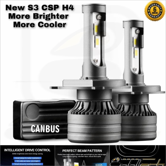 Jual Lampu Mobil Led H4 CSP S3 Plus S1 New Gen | Shopee Indonesia
