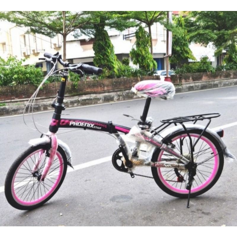 Jual SEPEDA LIPAT PHOENIX STAR 20 INCH OPERAN 7 SPEED | Shopee Indonesia