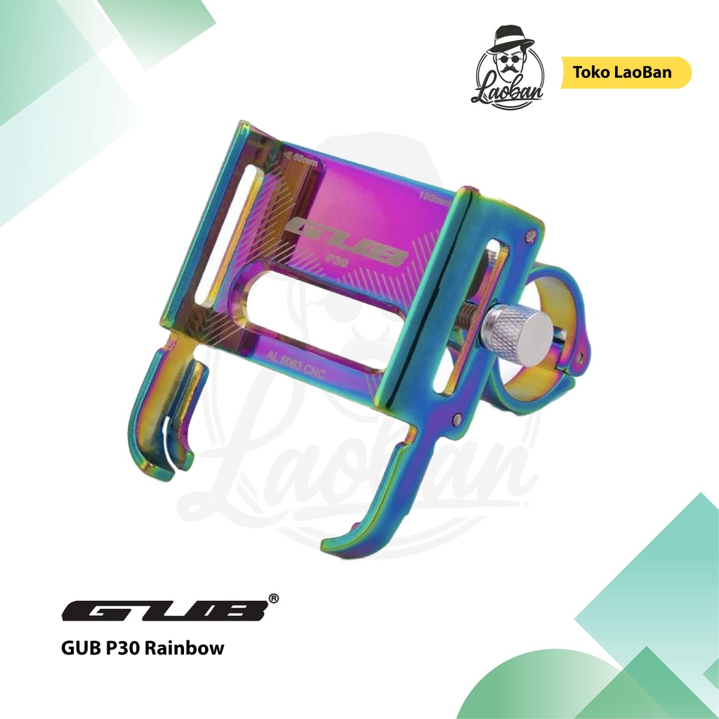 Jual Phone Holder GUB P30 Rainbow - Holder HP Motor Holder HP Sepeda | Shopee Indonesia