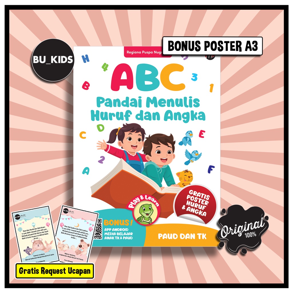Jual Buku ABC Pandai Menulis Huruf dan Angka - Belajar Mengenal Huruf ...