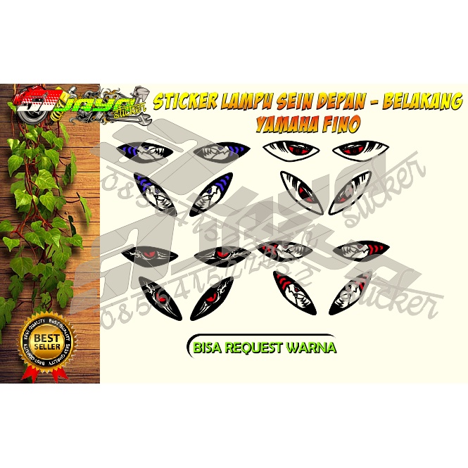 Jual Sticker Stiker Lampu SEIN FINO FI Depan-Belakang FINO / Sticker ...