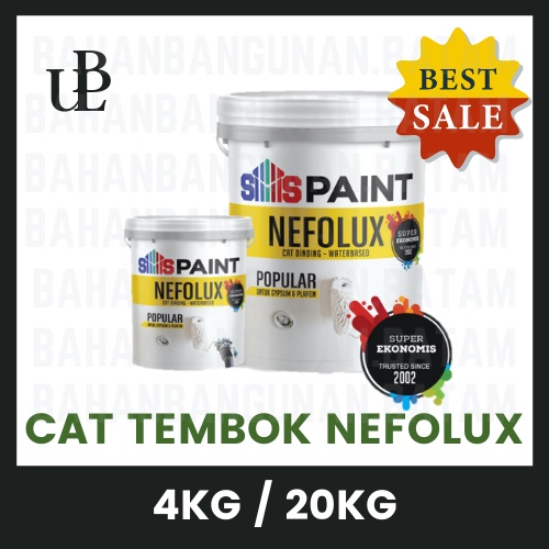 Jual Cat Tembok Dinding Nefolux Nefobox 4/18/20 Kg | Shopee Indonesia