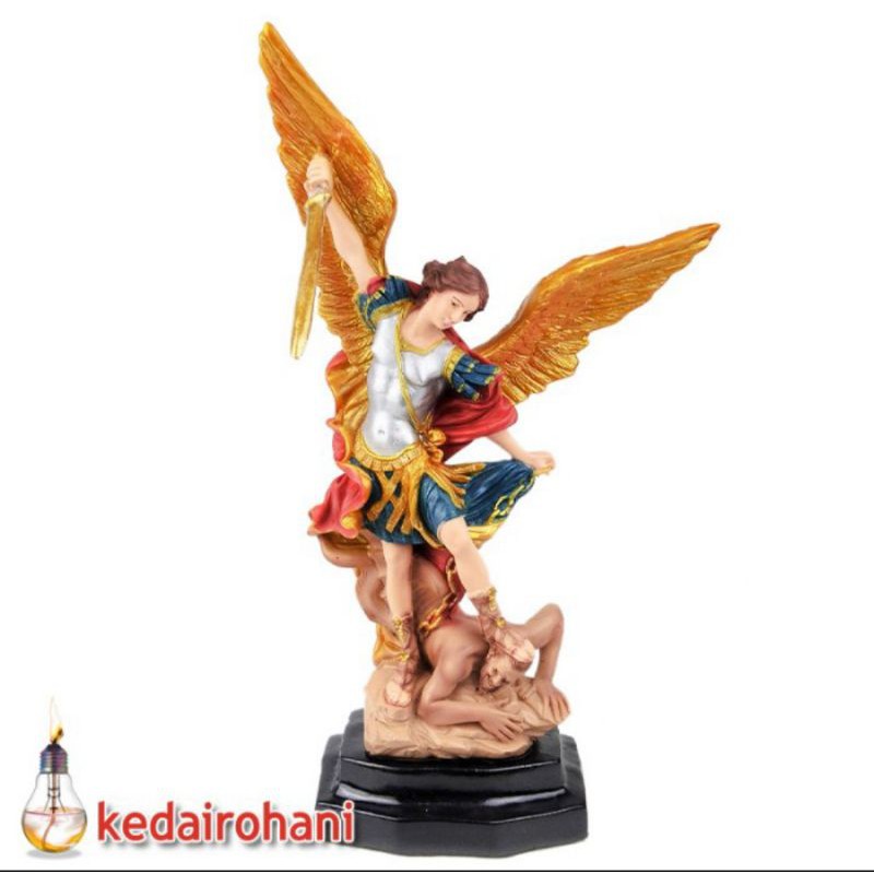 Jual Patung Malaikat Agung Santo Mikael 30 cm St. Michael Statue The ...