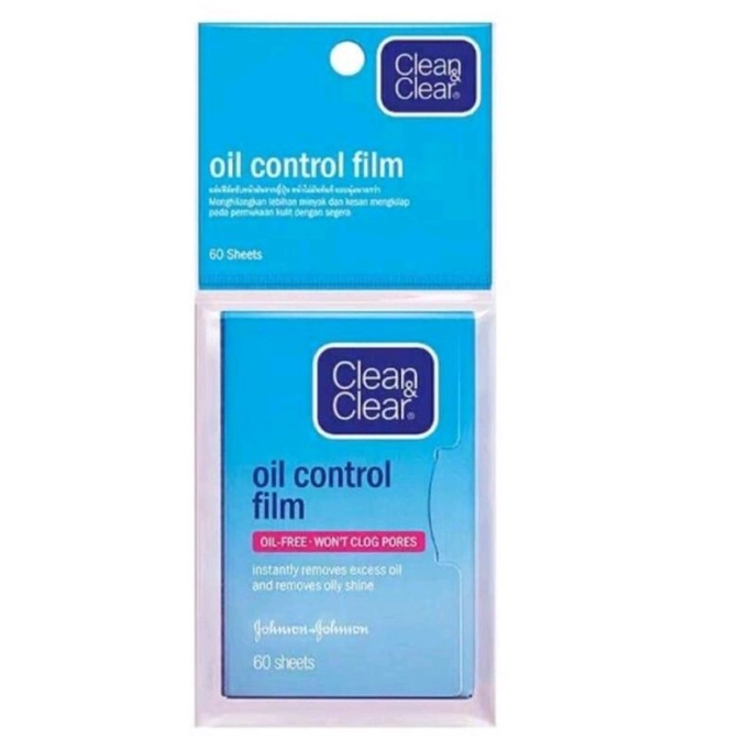Jual Clean & Clear Oil Control Film 60 sheets | Shopee Indonesia