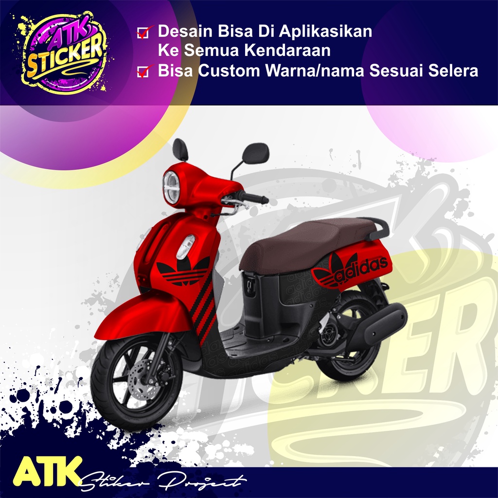Jual Decal Yamaha Fazzio FullBody Stiker Fazzio Yamaha Decal Fazzio ...