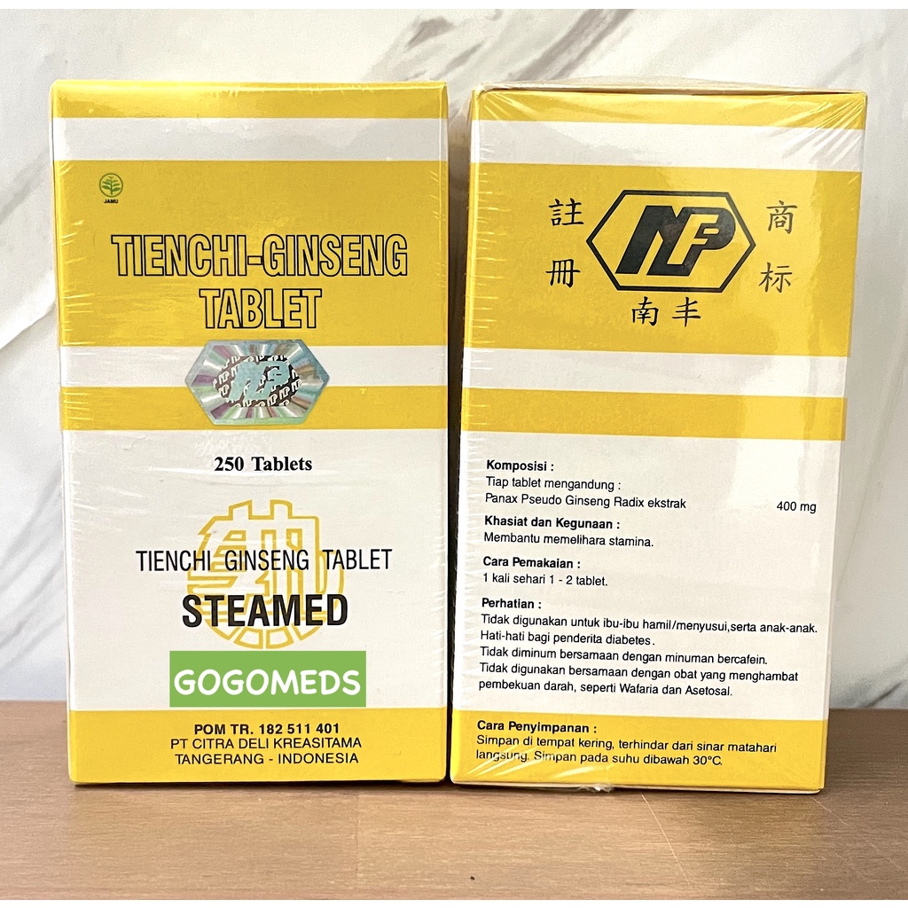Jual TIENCHI TABLETS STEAMED ISI 250 TABLET UNTUK PERTUMBUHAN | Shopee ...