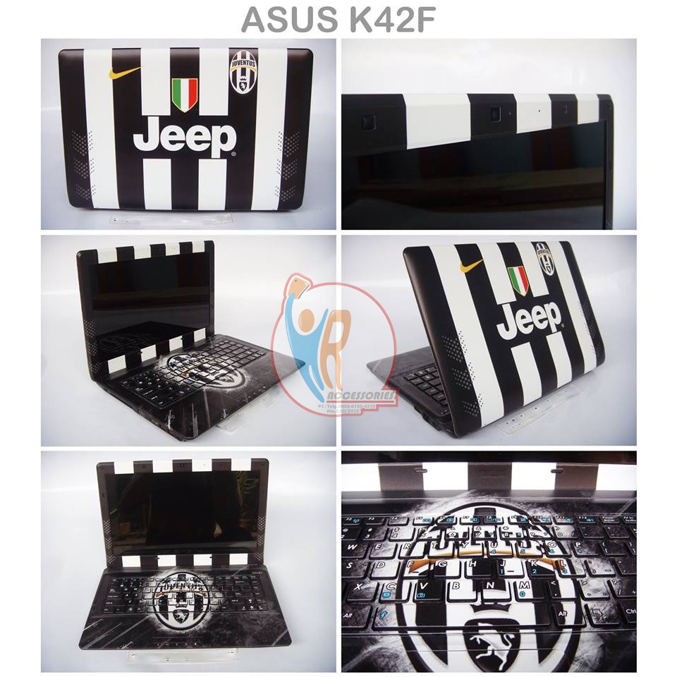 Jual Original Garskin Laptop Full Body Asus K42F Motif Juventus (Motif ...