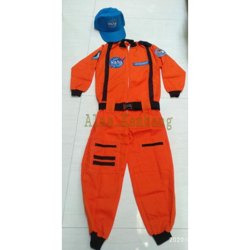 Jual Baju ASTRONOT NASA / Kostum Warpak Anak Astronot (TOPI) | Shopee ...
