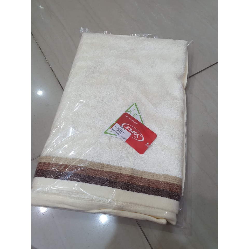 Jual Sorex Towel Handuk Mandi HM 887 Dewasa Cotton Bamboo Lembut Daya ...