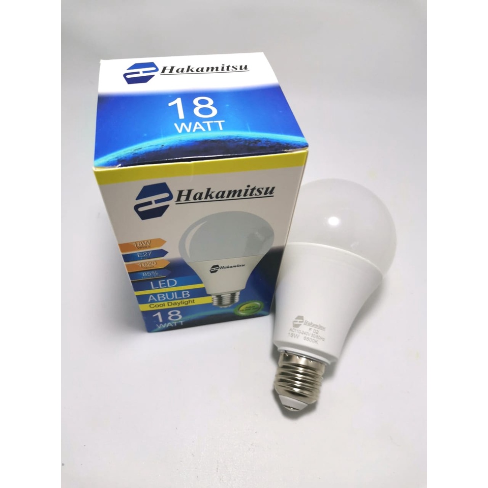 Jual Lampu LED 3W 5W 7W 9W 12W 15W 18W Hakamitsu /Bohlam Lampu terang | Shopee Indonesia