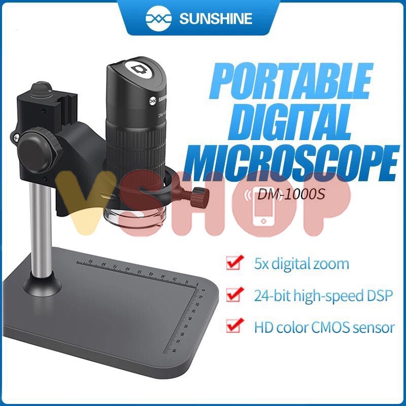 Jual MIKROSKOP - MICROSCOPE DIGITAL SUNSHINE DM-1000S | Shopee Indonesia