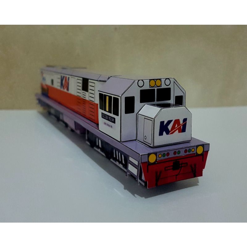Jual DIY Papercraft kertas Kereta Api CC201 | Shopee Indonesia