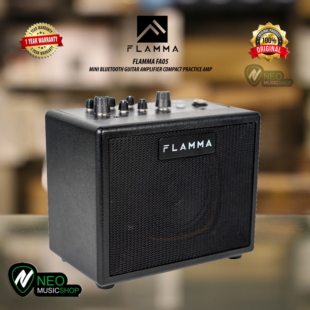 Jual Flamma FA05 Mini Bluetooth Electric Guitar Amplifier | Shopee ...